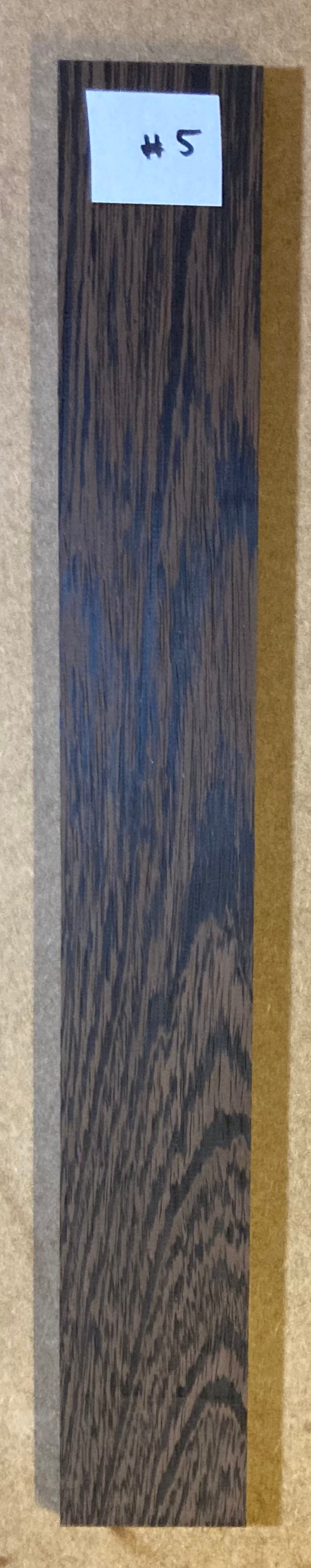 Wenge Electric Fretboard Blank #5 – Crater Guitar Supplies